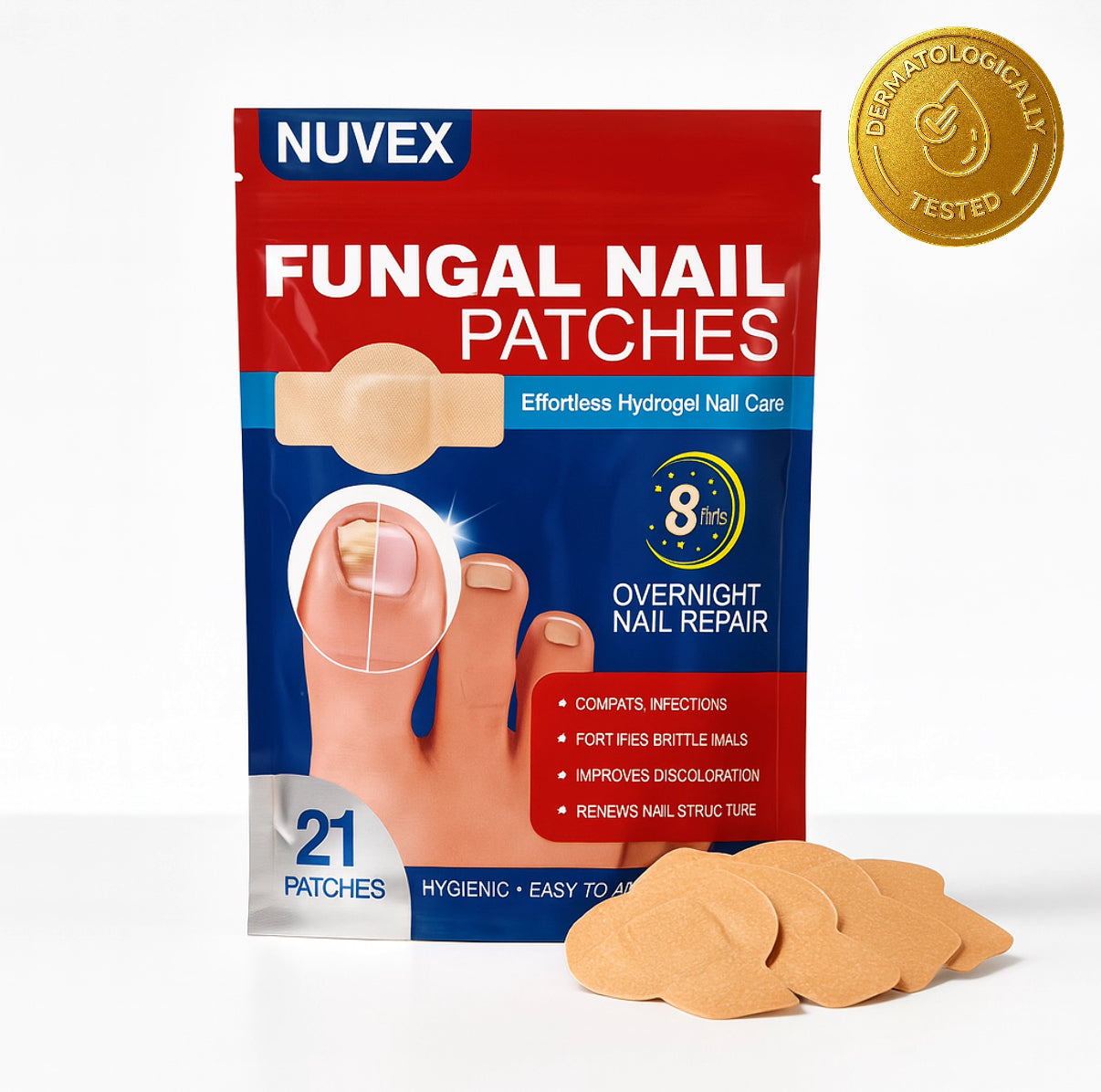 Nuvex Fungal Nail Renewal Patches – NUVEX